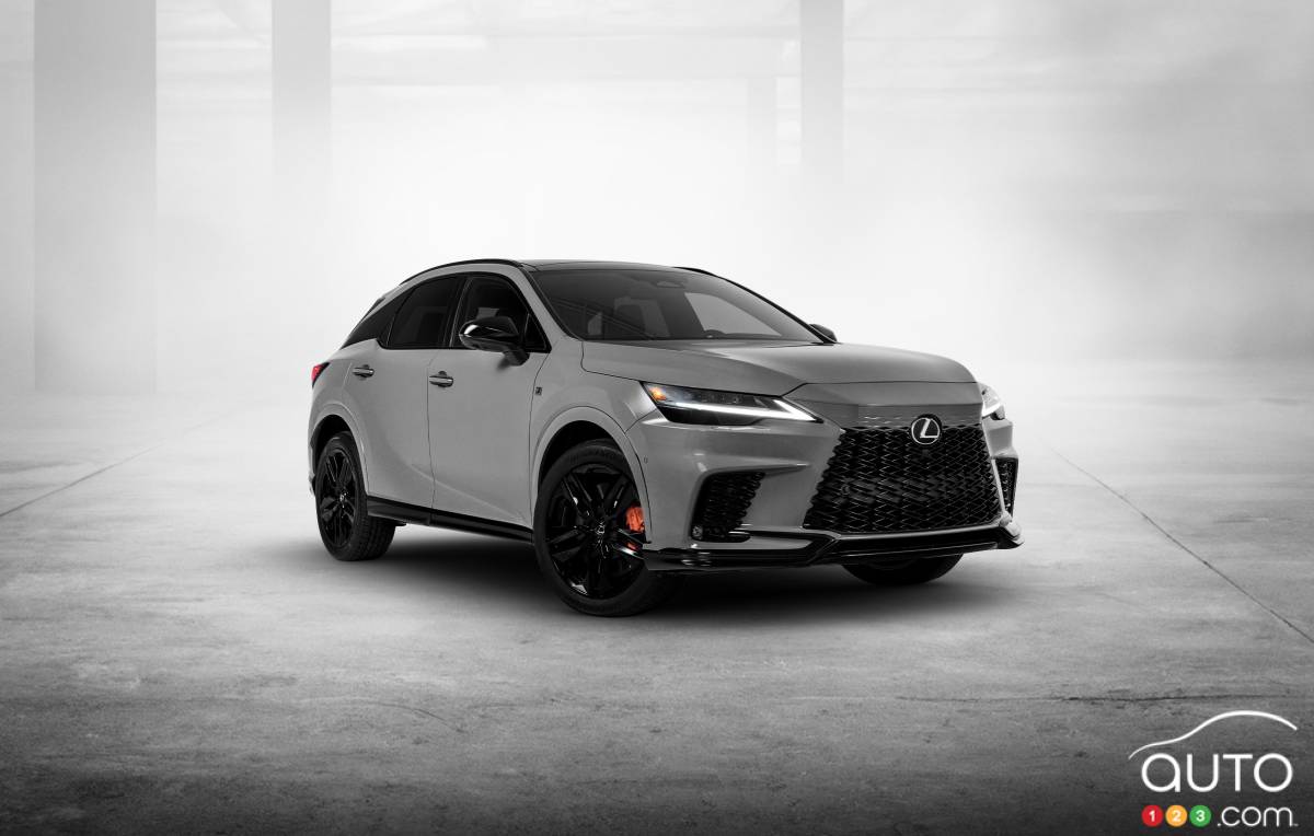 Lexus RX 500h 2025 : un nouvel ensemble Black Line Edition - Le Progrès ...